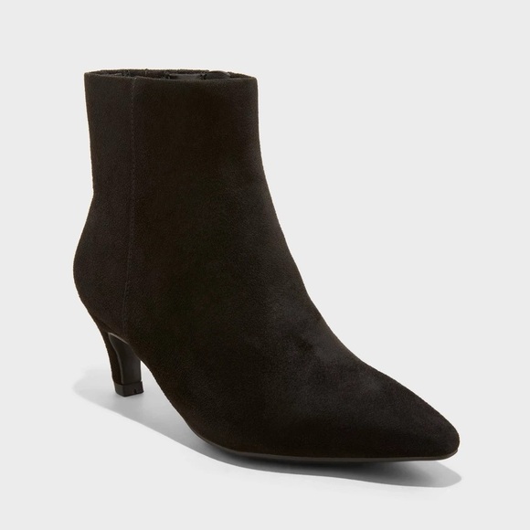 Universal Thread | Shoes | Taylor Kitten Heel Ankle Boots W Memory Foam Universal Thread Black 9 ...